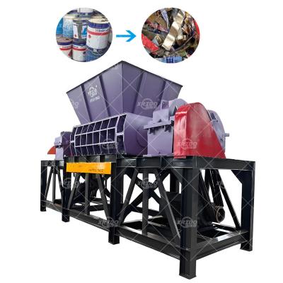 China 1000-5000 Kg/h Heavy Double Shaft Metal Bucket Iron Aluminum Car Steel Crusher Crushing Shredding Machine à venda