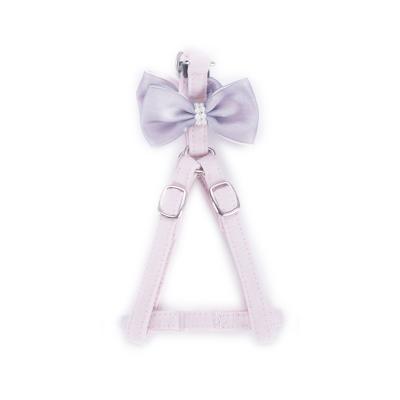 中国 Bowknotの調節可能な100%の綿のちょうネクタイの女の子のドッグ カラーおよび鎖セット 販売のため