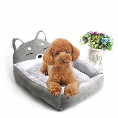 China Modern van het Bedsofa yellow gray cartoons pet van het Besnoeiings Comfortabel Huisdier de Slaapbed 1600g Te koop