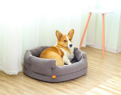 China Afneembaar Comfortabel Huisdierenbed om Orthopedische Hond Sofa Sponge Massage Deep Sleep Te koop