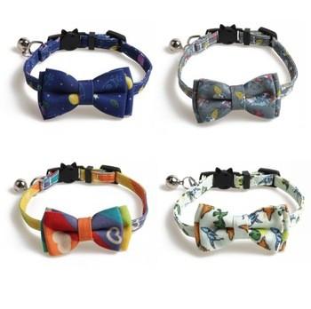 Cina Animale domestico regolabile Cat Collar Breakaway con la cravatta a farfalla e Bell sveglie per Kitty ed alcuni cuccioli in vendita