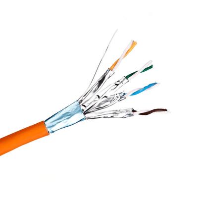 China Wholesale Bulk CAT8 FFTP LSZH Orange 22AWG 2000MHz Or High-Speed Data Centers for sale