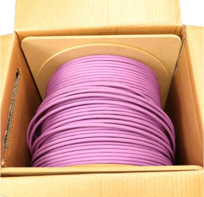 China CAT6A SFTP Cable LSZH Shielded Bulk LAN Cable For Data Center Business Industrial Networking for sale