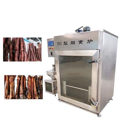 Cina La macchina di fumo 100kg della carne dello zampone ammucchia la macchina di fumo calda del pesce freddo in vendita