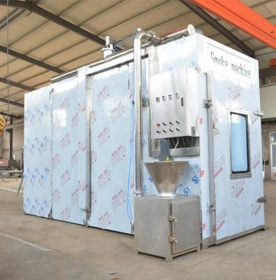 Cina forno industriale di fumo della Camera del fumo in lotti dello SpA 100kg della macchina della carne 380v in vendita