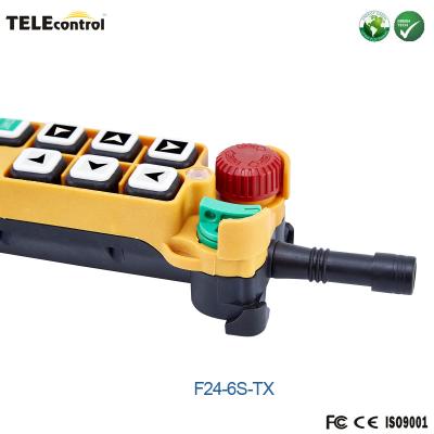Cina Telecontrollo 6 tasti a velocità singola F24-6S EOT gru radio senza fili emittenti a controllo remoto in vendita