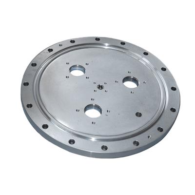 China OEM Aluminum Forging Flange Cover Blasting Precision Forging Parts for sale