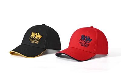 China Die 6 Baseballmütze-Kurven-Rand 3D Platte Flexi stickte geeigneter Logo zu verkaufen