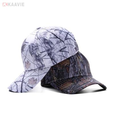 China De aangepaste van het Honkbalkappen van de Camouflagezomer Openluchtpolyester Mesh Unisex 7cm Vizier Te koop