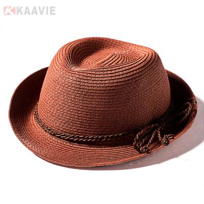 Cina rafia unisex Straw Bucket Hat For Summer del peso leggero di 58cm all'aperto in vendita