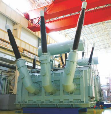 Cina Trasformatore elettrico a bagno d'olio d'avvolgimento 330kV, 150MVA di risparmio di energia tre in vendita