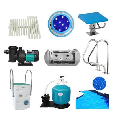 Cina Easy Mount Accessories OEM Pool Equipment And Cover Over The Beach Spa Pool Swimming Accessories in vendita