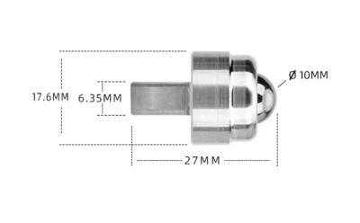 China Brinell Tungsten Carbide Ball Indenter for IQUALITROL Brinell Hardness Testers en venta