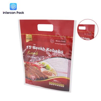 Cina Ricicli i sacchetti piani con la finestra trasparente Mylar stanno sulla borsa della maniglia della stagnola del sacchetto in vendita