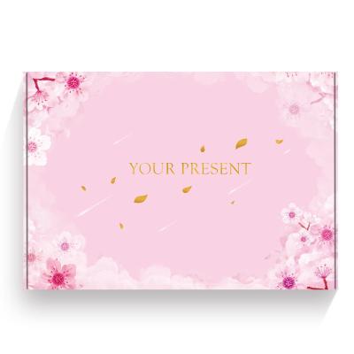 China Offset Flexo Printing Custom Clothing Packaging Boxes Pink Corrugated for sale