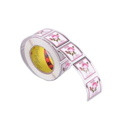 China High Glossy Silver Aluminum Foil vinyl Pantone Label Sticker For Bottle for sale
