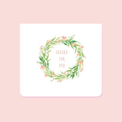China Thank You Insert Rigid Cardboard 600GSM Recycled Paper Cards for sale