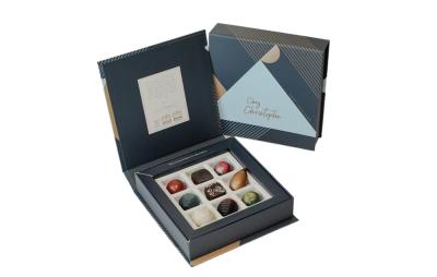 China Chocolate Gift 1200g Grey Board Custom Food Packaging Boxes for sale