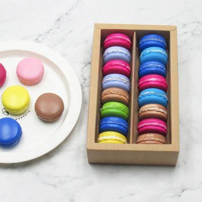 China oEM Macaron Custom Food Packaging Boxes With Clear Window for sale