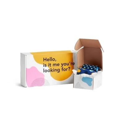 China Luxury Cardboard Gift CMYK Apparel Packaging Boxes Custom Color for sale