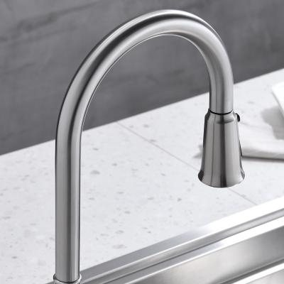 Cina 3 rubinetti IPX5 di Antivari della cucina di Sprayhead del modo hanno spazzolato il rubinetto HOMEKA del nichel in vendita