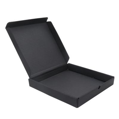 China Handmade Strong Mailing Logo Black Flute Corrugated Postal Packaging Gold Custom Printed Mailing Boxes en venta