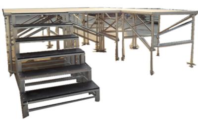 China Standalone Stadium van het het Platformictc Aluminium van het Flexibiliteits Duurzame Draagbare Stadium Te koop