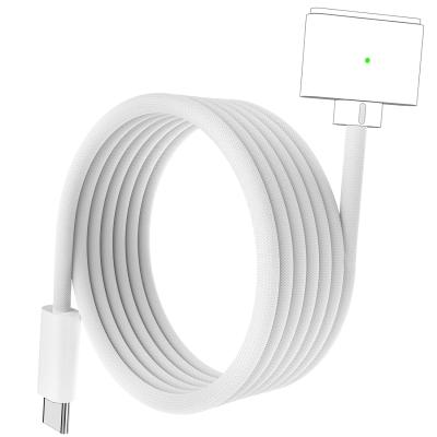 China 140W Type C Magnetic 3 Cable MacBook Pro 2021 M1 MacBook Air 2022 M2 MacBook Pro 2023 Fast 5A Charging Nylon Braid Charging PVC for sale