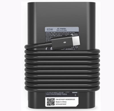 China USB C 65W Laptop Charger Adapter Power Supply for Dell XPS 13 9350 9360 Latitude 5420 XPS 12 9250 LA65NM170 2YKOF P28T 2 Year for sale