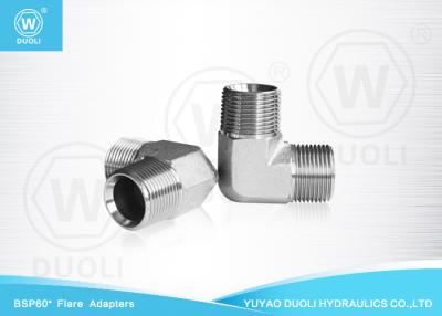 Cina Maschio BSPT/di BSP acciaio al carbonio idraulico dell'adattatore del montaggio del chiarore del gomito da 90 gradi in vendita