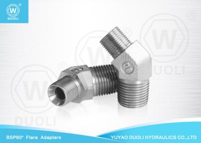 Cina 45° gomito cono svasato idraulico Seat di ferratura del filo maschio BSPT/di BSP 60° in vendita