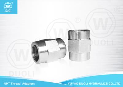 Cina I montaggi idraulici dell'adattatore del tubo flessibile del filo femminile del NPT con zinco bianco hanno placcato di superficie in vendita