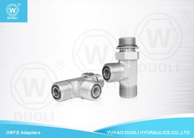 Cina Maschio idraulico di ORFS agli adattatori del T di SAE Male O Ring Boss Hydraulic Fittings Run in vendita