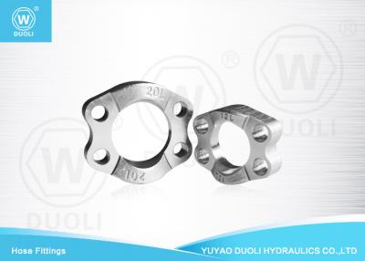 Chine SAE J518 a dédoublé l'acier au carbone à haute pression d'OIN 6162 de garnitures hydrauliques de bride de bride à vendre