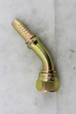 Cina Placcatura gialla dello zinco del maschio di Parker JIC/dei montaggi 26741 idraulici femminili del tubo del gomito in vendita
