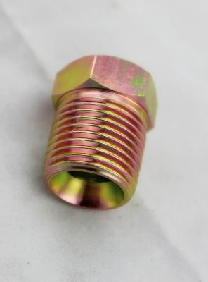Cina Lo zinco ha placcato gli adattatori, i giunti idraulici e gli accessori idraulici gialli del filo del NPT in vendita