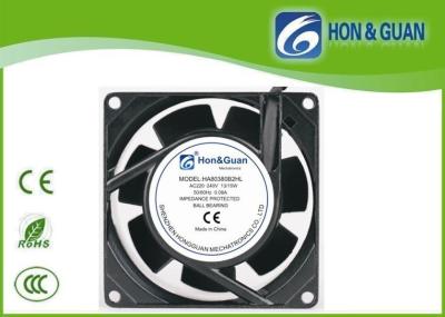 Cina ventole di raffreddamento elettronica 80 x 80 x 38mm IP44 4.83mmH2O di CA di industriale 120V in vendita