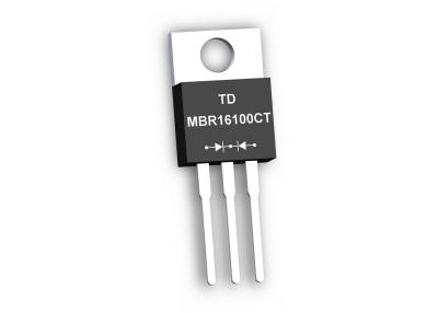 Cina tensione di andata bassa MBR16100CT di 16A 100V 3 Pin Schottky Diode With Very A 220AB in vendita