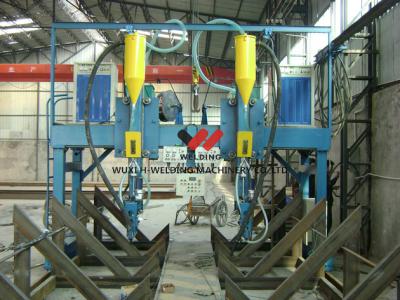 China tipo linha do pórtico de 200 - de 1200mm de soldadura do feixe de H para a soldadura do feixe de H/T à venda
