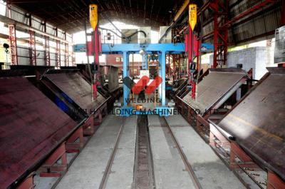 China A máquina de soldadura automática dobro do crescimento da coluna para a linha de produção do feixe de H VIU a soldadura com dois braços à venda