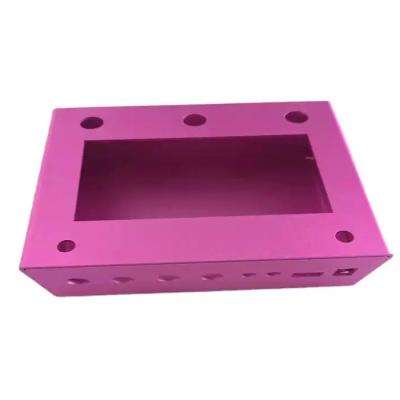 China OEM sus316 sheet metal processing rivet nut aluminum anodized stamping bending part for sale