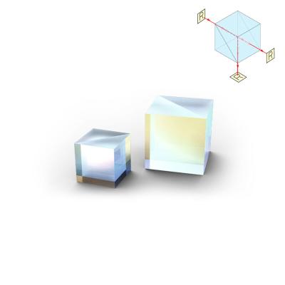 Cina cubo di vetro ottico di polarizzazione di 50mm del beam splitter a banda larga di ottica BK7 in vendita