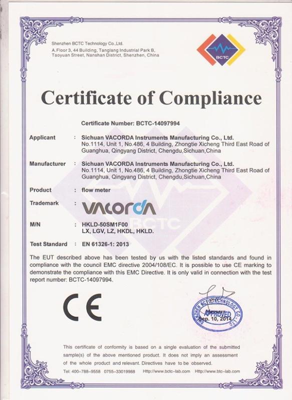 - Sichuan Vacorda Instruments Manufacturing Co., Ltd