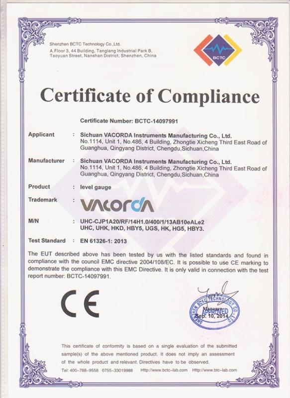 - Sichuan Vacorda Instruments Manufacturing Co., Ltd