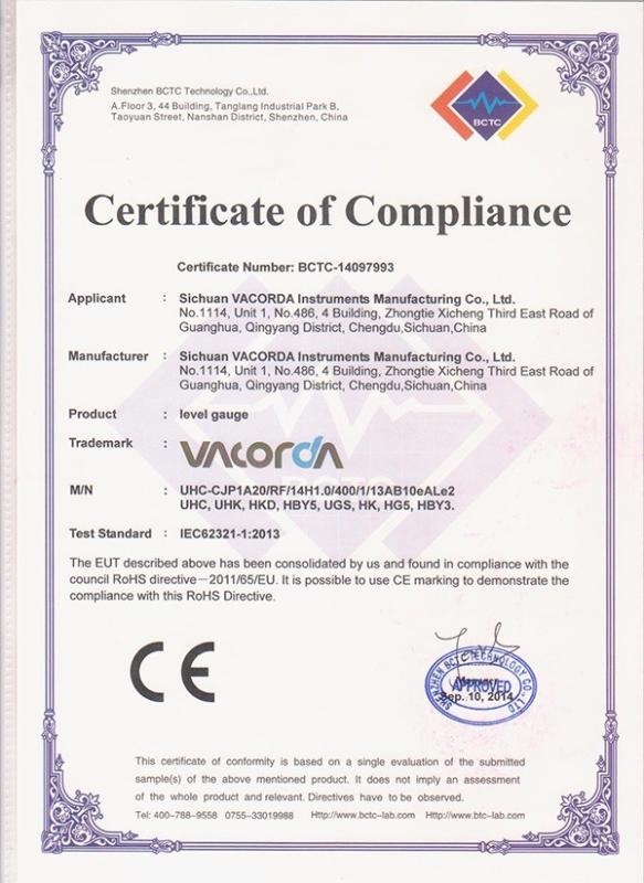 - Sichuan Vacorda Instruments Manufacturing Co., Ltd