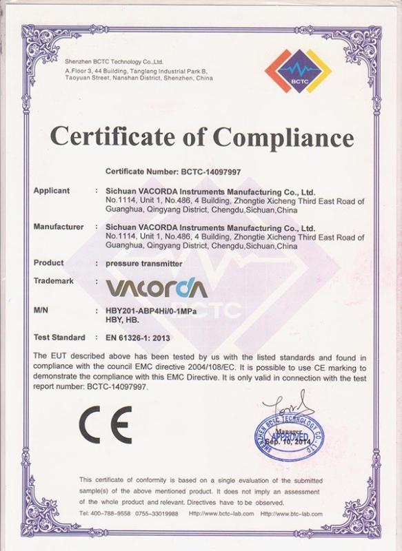 - Sichuan Vacorda Instruments Manufacturing Co., Ltd
