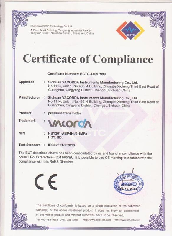 - Sichuan Vacorda Instruments Manufacturing Co., Ltd