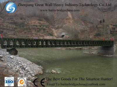 China CB200(HD200) Painted 48.768M,QSR single lane,bailey bridge on sale,steel bridge wholesale, for sale