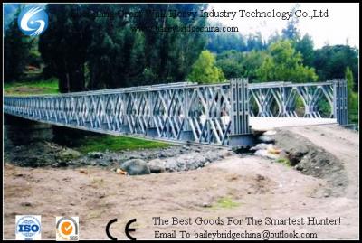 China CB200(HD200) Hot dip galvanized TSR double lane bailey bridge,steel bailey bridge,mabey for sale