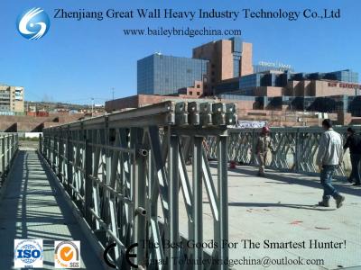 China CB200(HD200) Galvanized bailey bridge with pedestrian way,bailey bridge,foot walk,bridge for sale